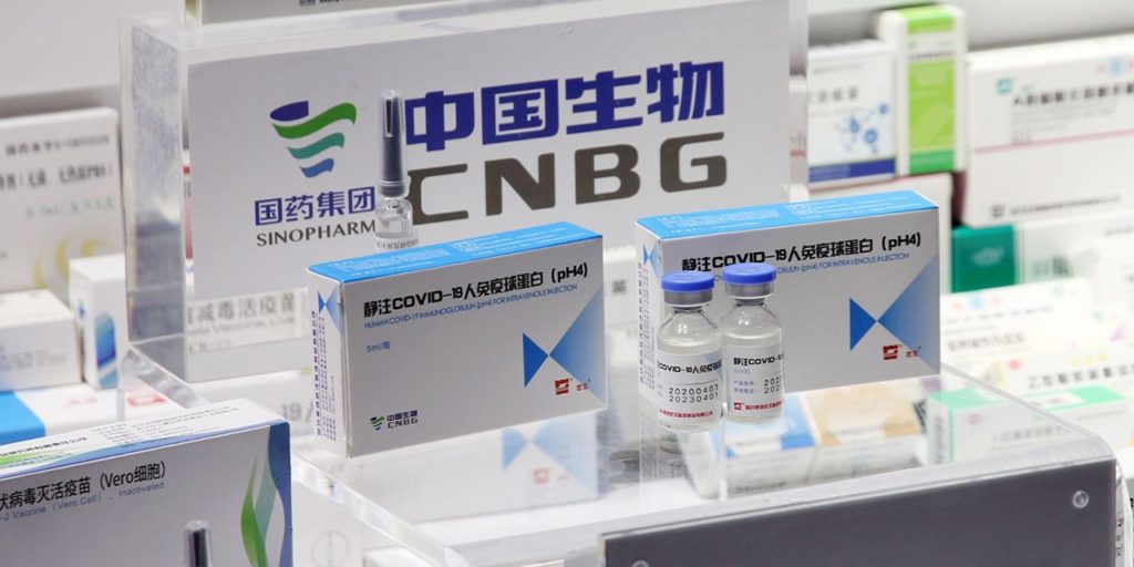 Doses of 250 000 of the Sinopharm vaccine arrives in the country ...