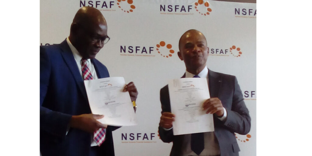 NSFAF, Welwitchia Health Training Centre sign agreement – Windhoek Observer